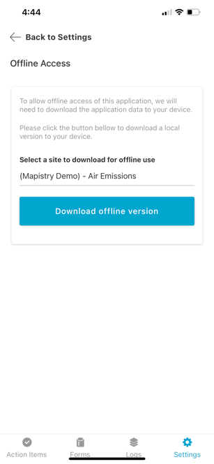 Mobile: Offline Mode