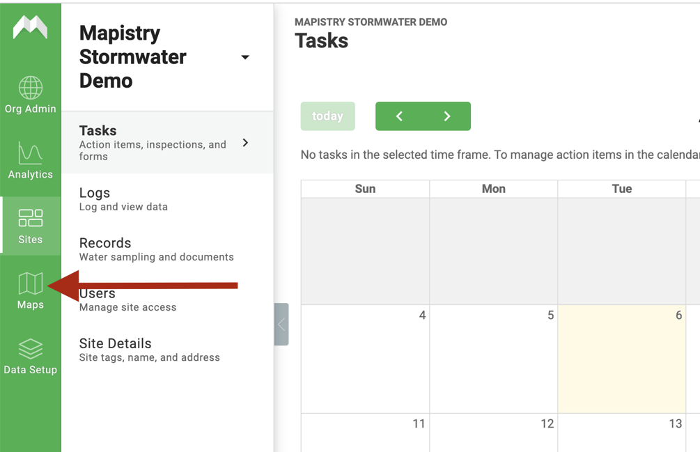 How to Locate the Maps Section