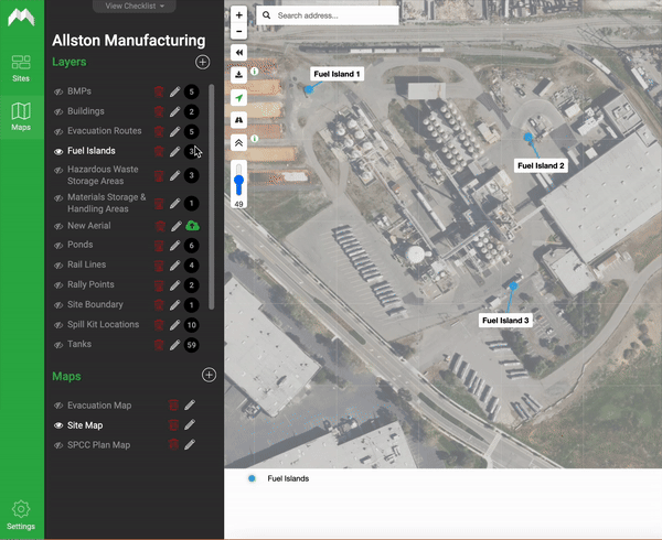 Turning Layers & Features On and Off