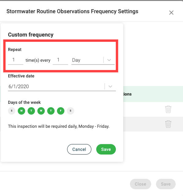 Custom Frequency Forms
